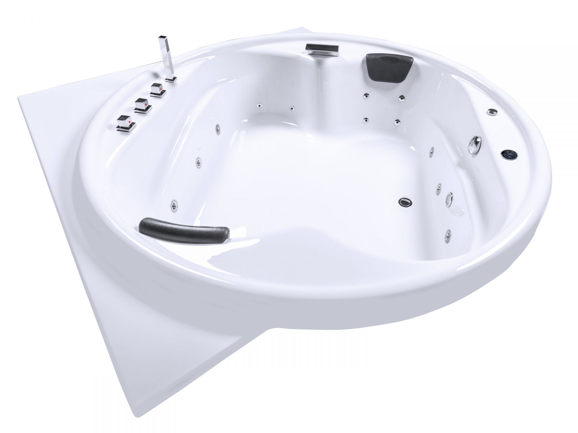 Runde Whirlpool-Badewanne - Pellworm "Eck" Klassik